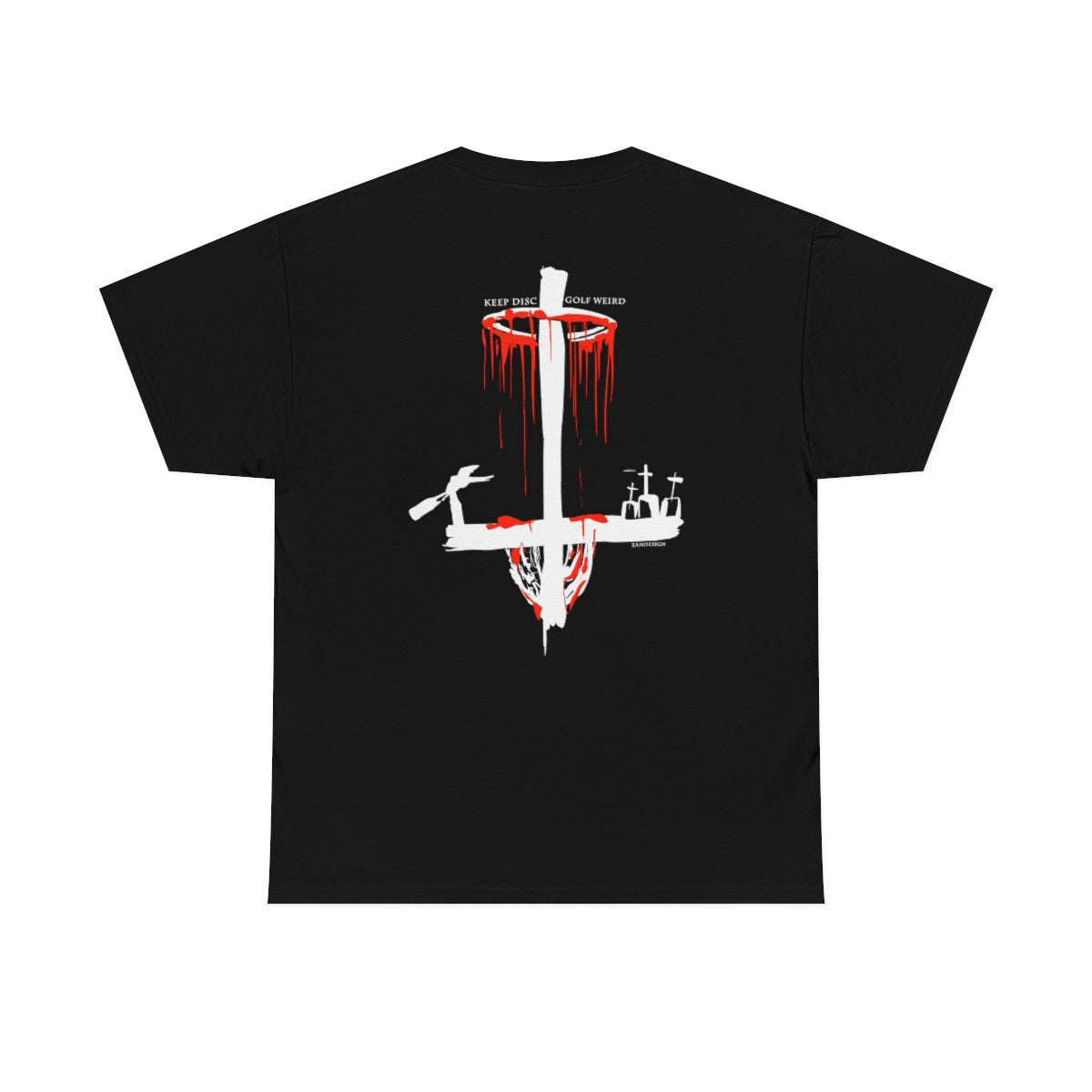 Inverted Cross Basket Heavy Tee – ZAMdesign
